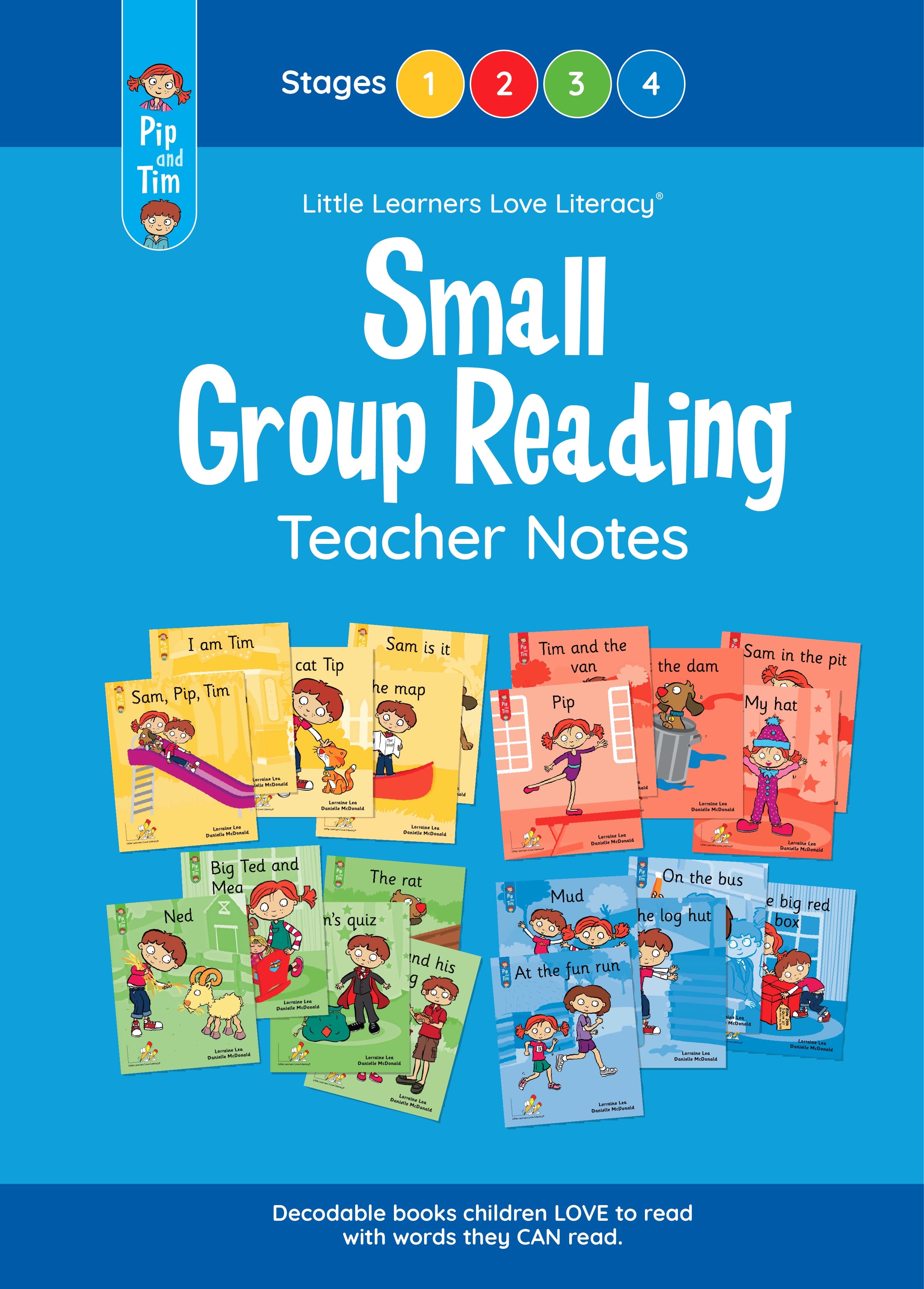 Pip And Tim Small Group Reading Teacher Notes Stages 1-4 | Silvereye