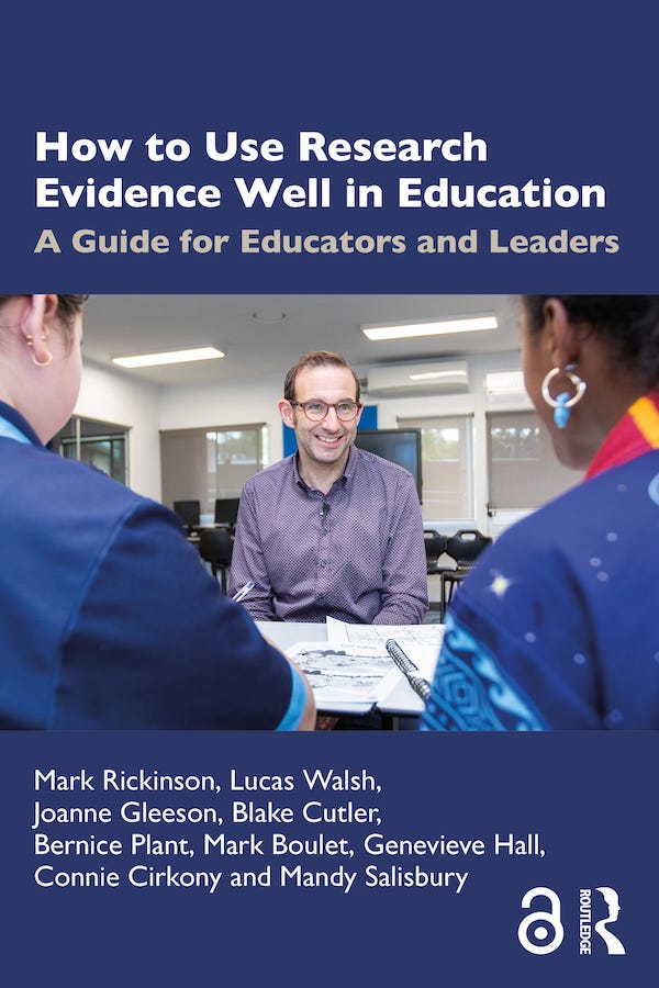 How to Use Research Evidence Well in Education: A Guide for Educators ...