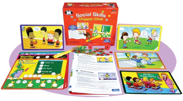 Social Skills Chipper Chat: Magnetic Chip Game for Practicing Social ...