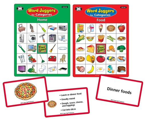 Word Joggers for Categories | Silvereye