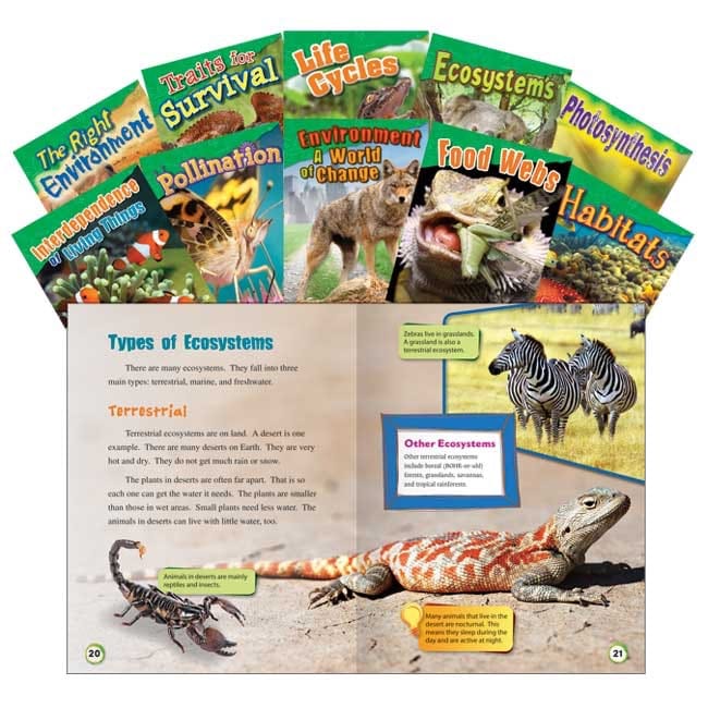 Let's Explore Life Science Grades 2-3: 10-Book Set | Silvereye