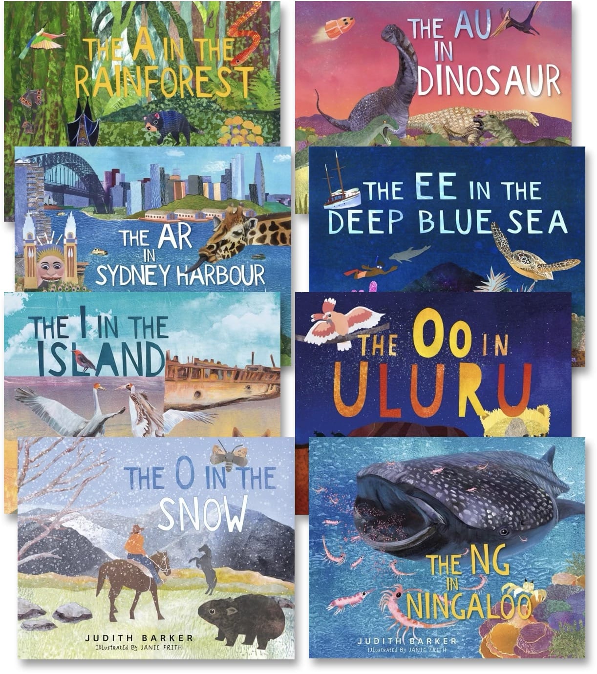 The Phoneme Stories Combo: Set of 8 fun phoneme story books | Silvereye