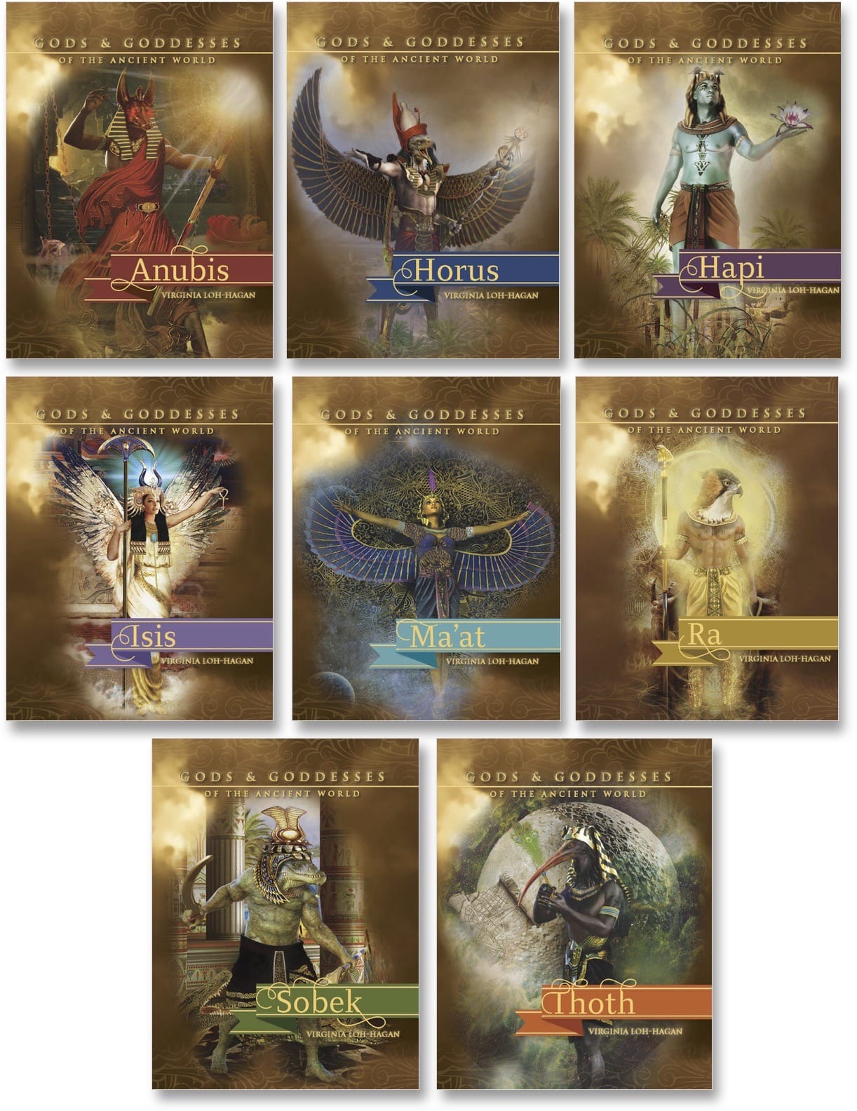 Gods and Goddesses of the Ancient World, Set 3: Egyptian Mythology ...