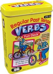 Regular Past Tense Verbs Fun Deck | Silvereye